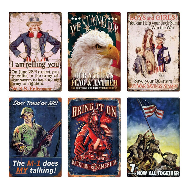 Poster Décor Vintage Americain - Éternel Vintage