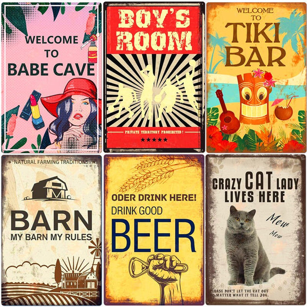 Poster Vintage Bar - Éternel Vintage