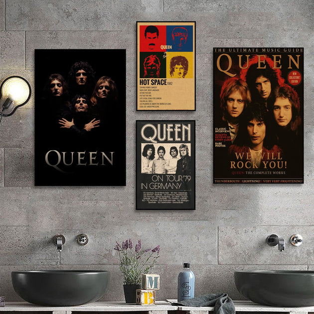 Vintage Queen Concert Poster - Éternel Vintage