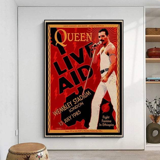 Vintage Queen Poster - Éternel Vintage