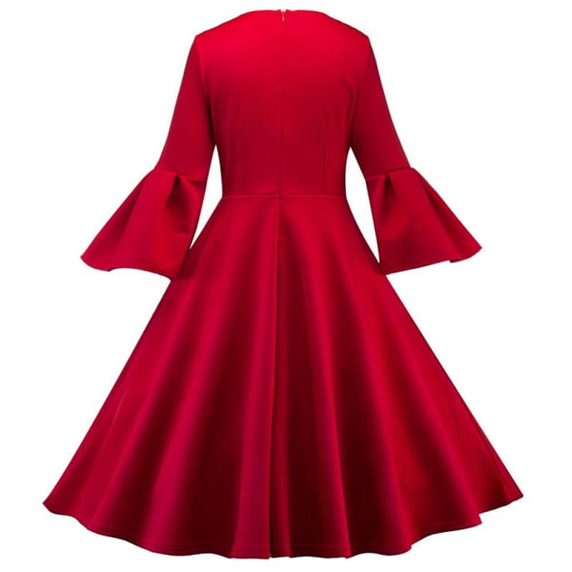 Vintage Robe Rouge - Éternel Vintage